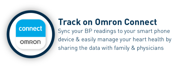 Omron HEM 7141T1 Bluetooth Blood Pressure Monitor With Body Movement ...