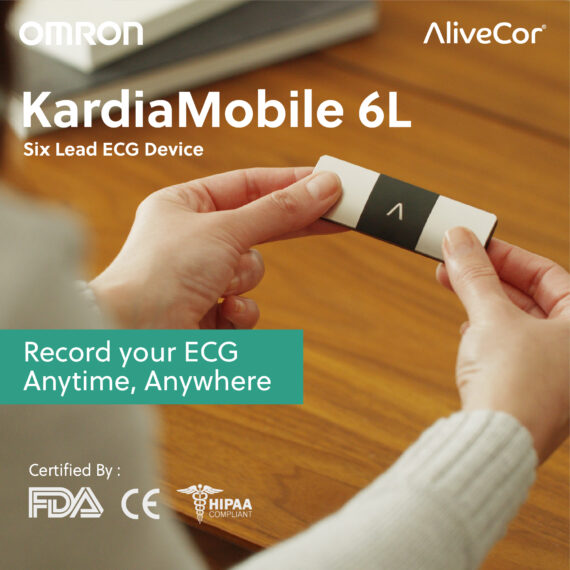 Alivecor Kardia Mobile Six Lead Portable Ecg Device Omron Healthcare