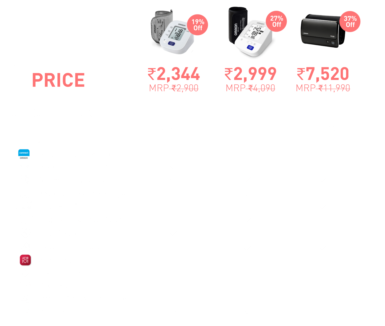 Omron NURA landing page | Omron Healthcare